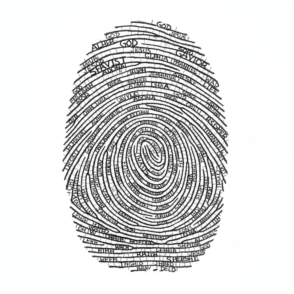I would like a fingerprint, all the friction ridges should be made by ...